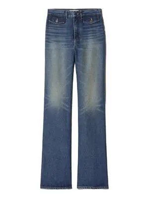 NILI LOTAN Edira Flare Leg Jeans Simon Wash