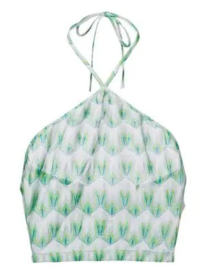 Missoni Halterneck Crop Top - Multicoloured