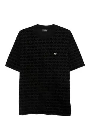 Emporio Armani Monogram T-shirt - Black