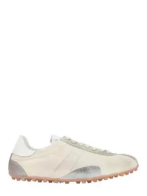MAISON MARGIELA Suede Panel Sneakers - Yellow
