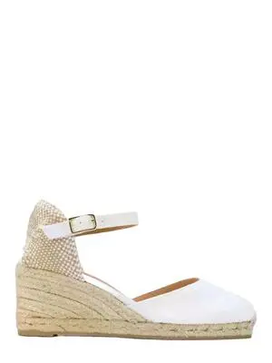 CastaÑer Carol Wedge Sandals - White