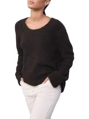 NEXT Scoop Neck Sweater - Brown