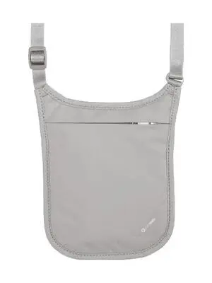 PACSAFE Rfid Blocking Neck Pouch - Neutral Grey