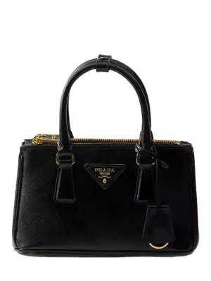 Prada Mini Galleria Leather Tote - Black
