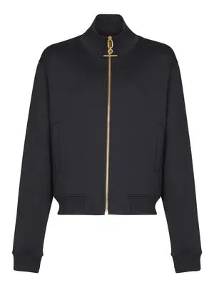 Balmain Zip-up Track Jacket - Black