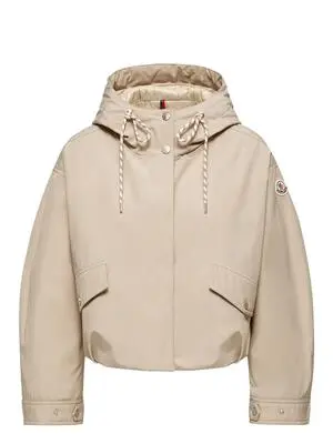 Moncler Eucalyptus Hooded Down Jacket - Beige