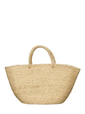 INDEGO AFRICA Braided Raffia Day Bag