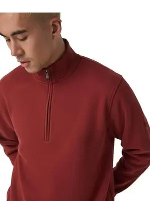 Vuori Seaside Half Zip Jacket Spiced Apple