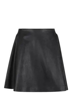 STOULS Arielle Leather A-Line Skirt