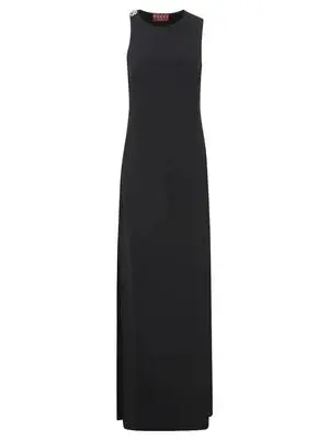 Gucci Double G-detail Maxi Dress - Black