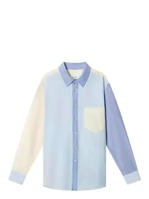 MARANT Nathael Chest-pocket Shirt - Blue
