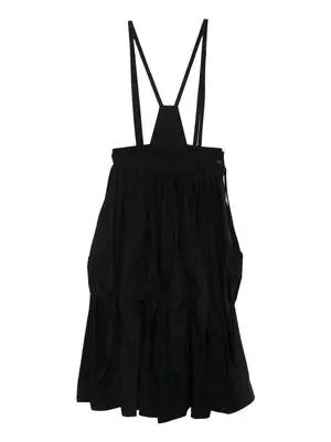 Yohji Yamamoto Suspender Skirt - Black