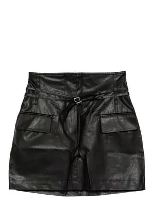 J KOO Belted Skirt