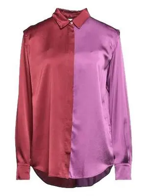 FORTE_FORTE Satin Shirt - Red
