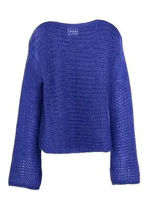 FORTE_FORTE Mohair-wool Blend Sweater - Blue