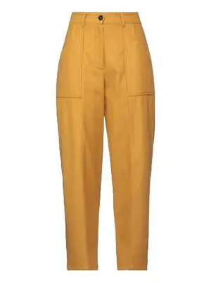 FORTE_FORTE Tapered Flannel Pants - Yellow