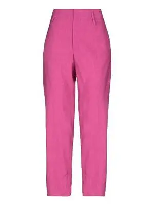 FORTE_FORTE Straight-leg High-waisted Pants - Pink