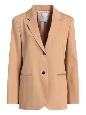 FORTE_FORTE Single-breasted Blazer - Beige
