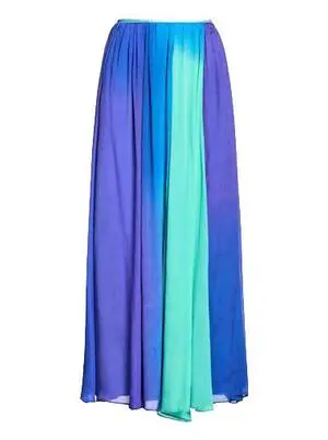FORTE_FORTE Maxi Flared Skirt - Blue