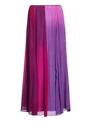 FORTE_FORTE Maxi Flared Skirt - Purple