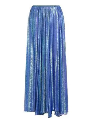 FORTE_FORTE Maxi Cupro Skirt - Blue