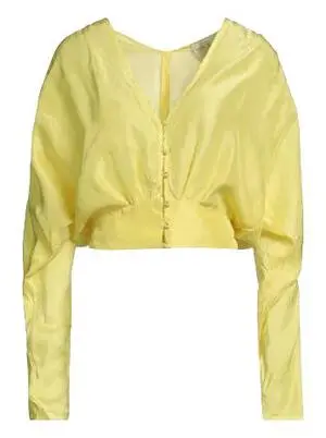 FORTE_FORTE Silk Woven Shirt - Yellow