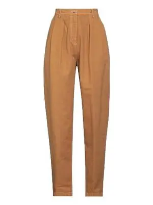 FORTE_FORTE Tapered Cotton Pants - Beige