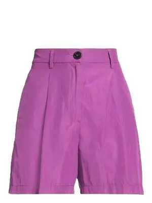 FORTE_FORTE Tailored Bermuda Shorts - Purple