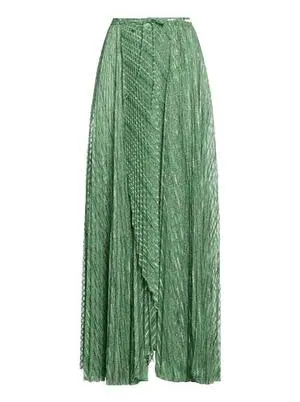 FORTE_FORTE Maxi Striped Skirt - Green