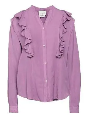 FORTE_FORTE Ruched Shirt - Purple