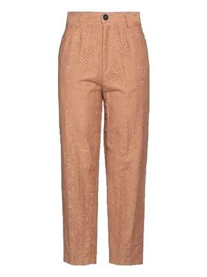 FORTE_FORTE Tapered Cotton-blend Pants - Beige