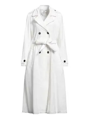 FORTE_FORTE Corduroy Trench Coat - White