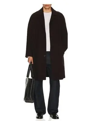 ALLSAINTS Duke Coat - Birch Brown