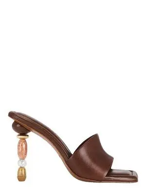 Cult Gaia Mahina Sandal - Saddle