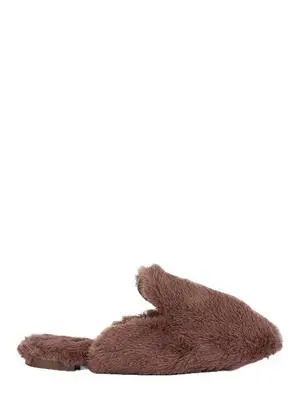 Eberjey Plush Slipper - Deep Taupe