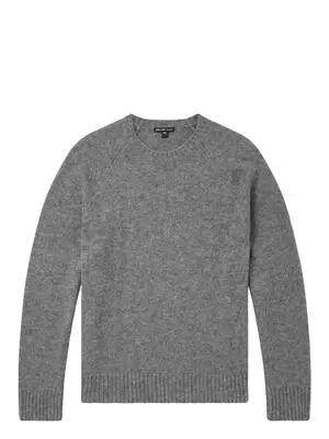 JAMES PERSE Cashmere Crew Neck Sweater - Gray