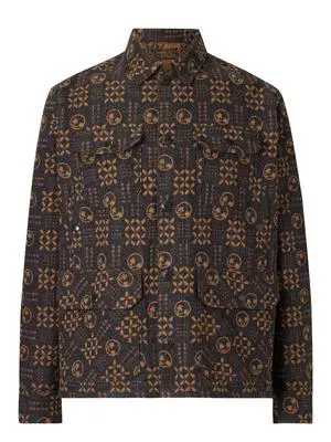 Ralph Lauren Ruddick Cotton-jacquard Shirt Jacket - Orange