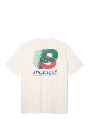 Paul Smith Ecru 'ps Athletique' Print T-shirt - White