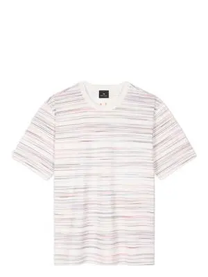 Paul Smith Stripe 'happy' T-shirt - White