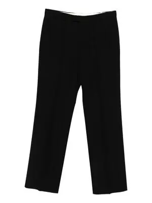 Valentino Garavani Wool Formal Trousers - Black
