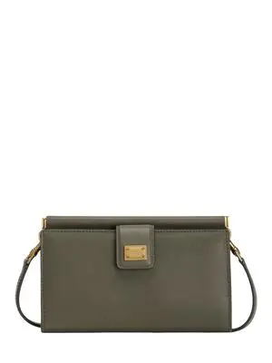 Dolce & Gabbana Leather Phone Bag - Green