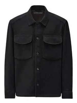 MASSIMO OSTI STUDIO Cloth Overshirt - Black