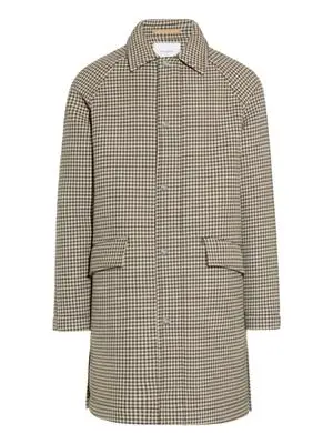 PAOLO PECORA Scuba Fabric Coat - Beige