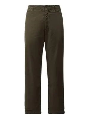 MASSIMO OSTI STUDIO Micro Taslan Trousers - Green