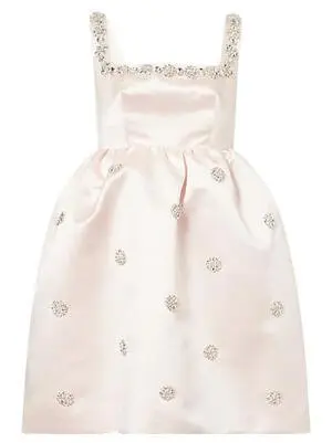 Huishan Zhang Azzurra Woven Mini Dress - Shell
