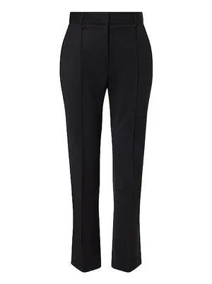 Camilla And Marc Issa Crop-leg Stretch-wool Trousers - Black