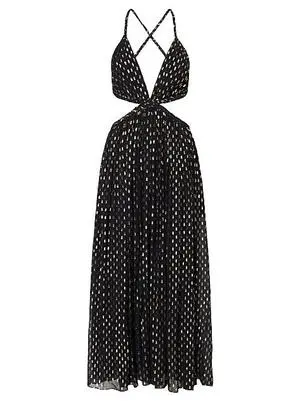 ZIMMERMANN Daylight Braid-Trim Woven Midi Dress
