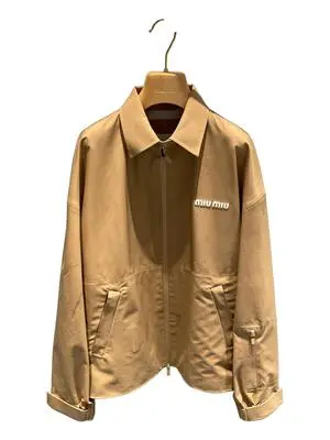 Miu Miu Khaki Jacket - Beige
