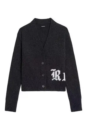 Zadig&Voltaire Masay Button Cardigan - Grey