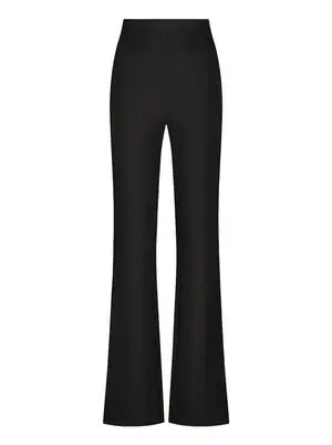 MARCELLA Pearson Side-slit Trousers - Black